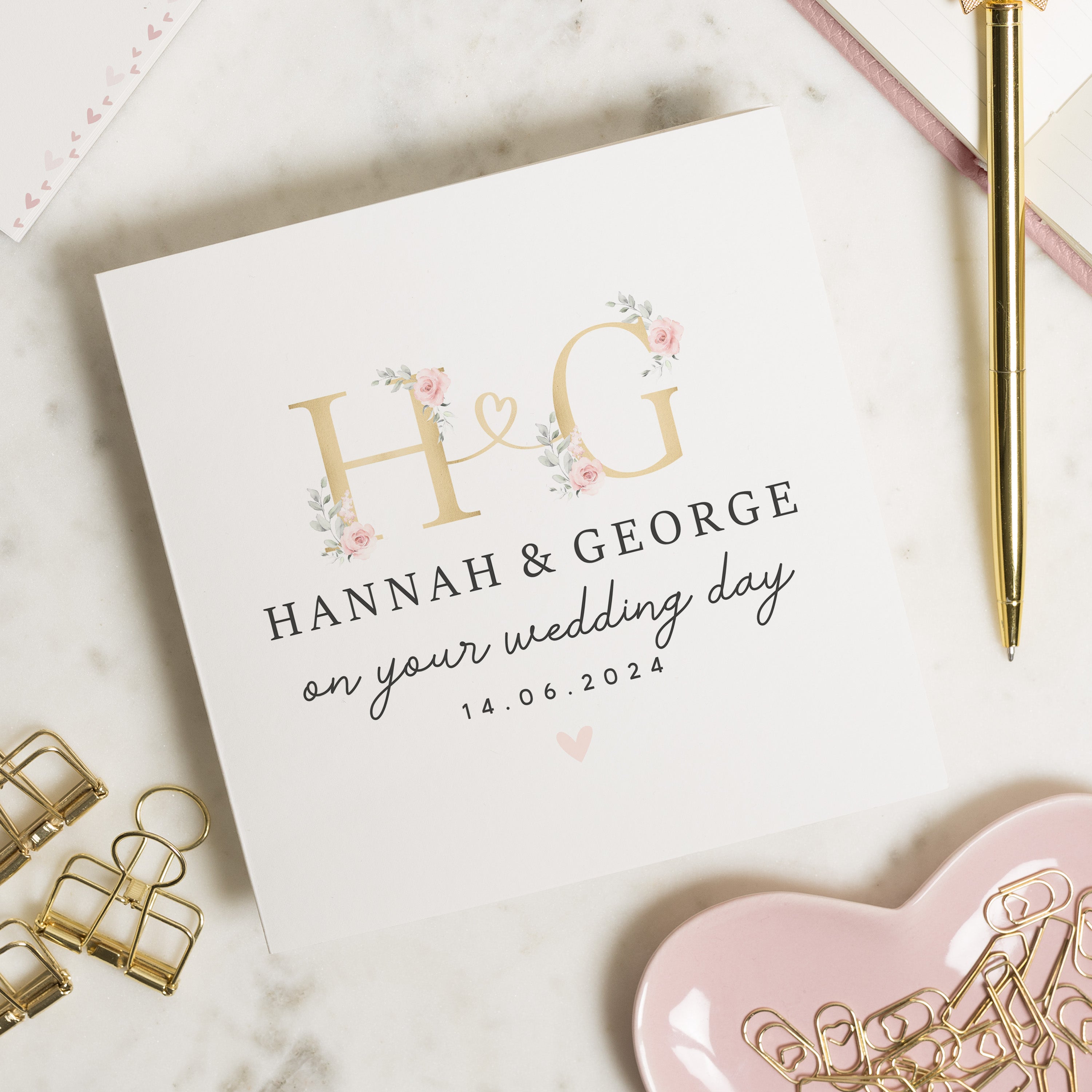 On The Day Wedding Cards