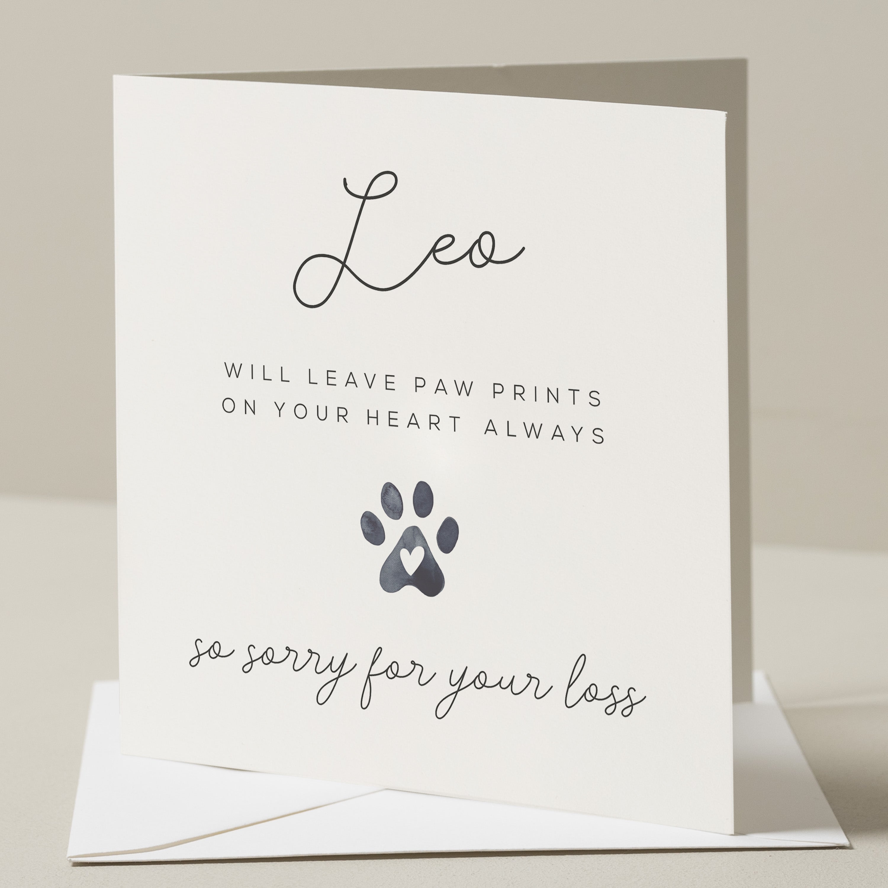 Dog Loss Card