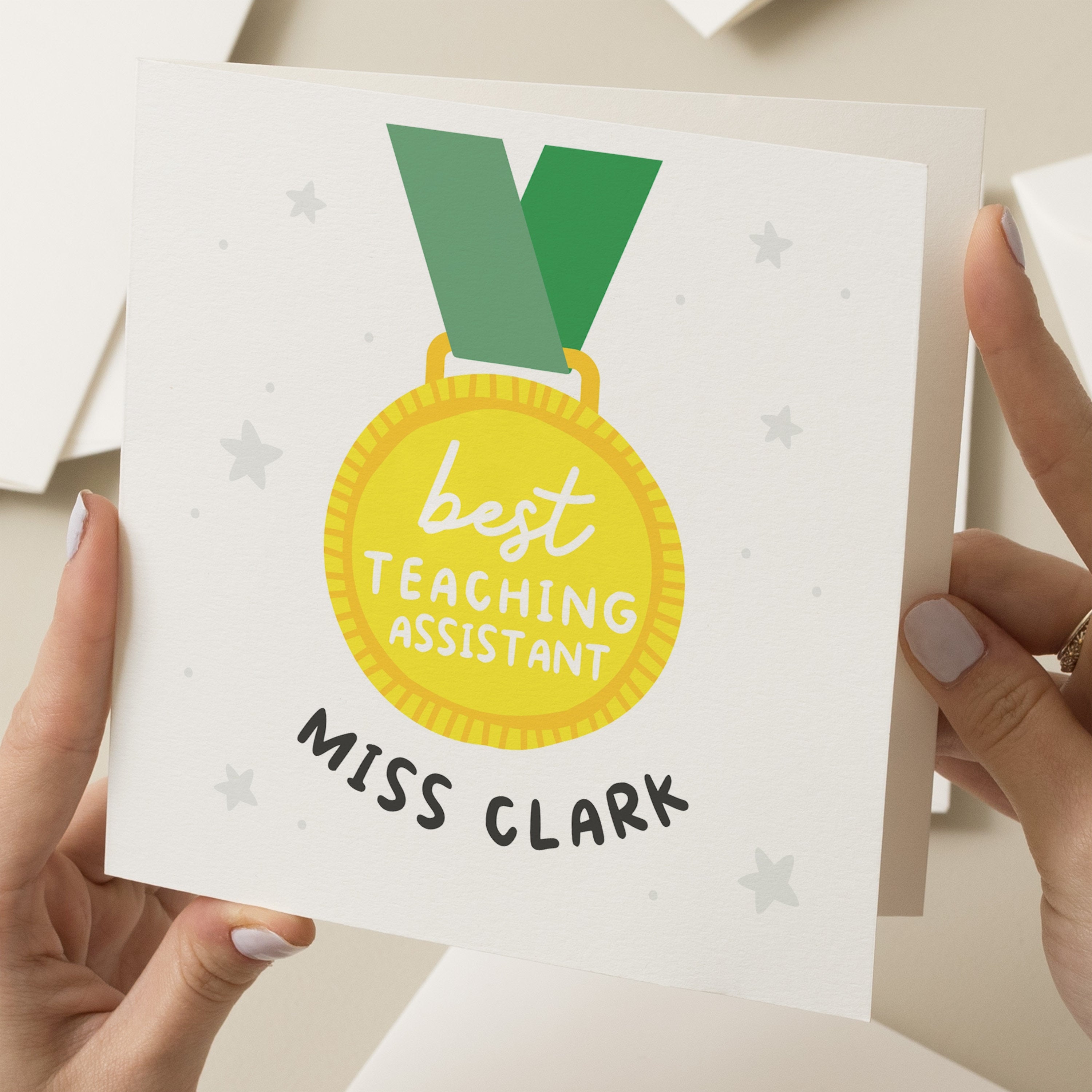 Teaching Assistant Thank You Card