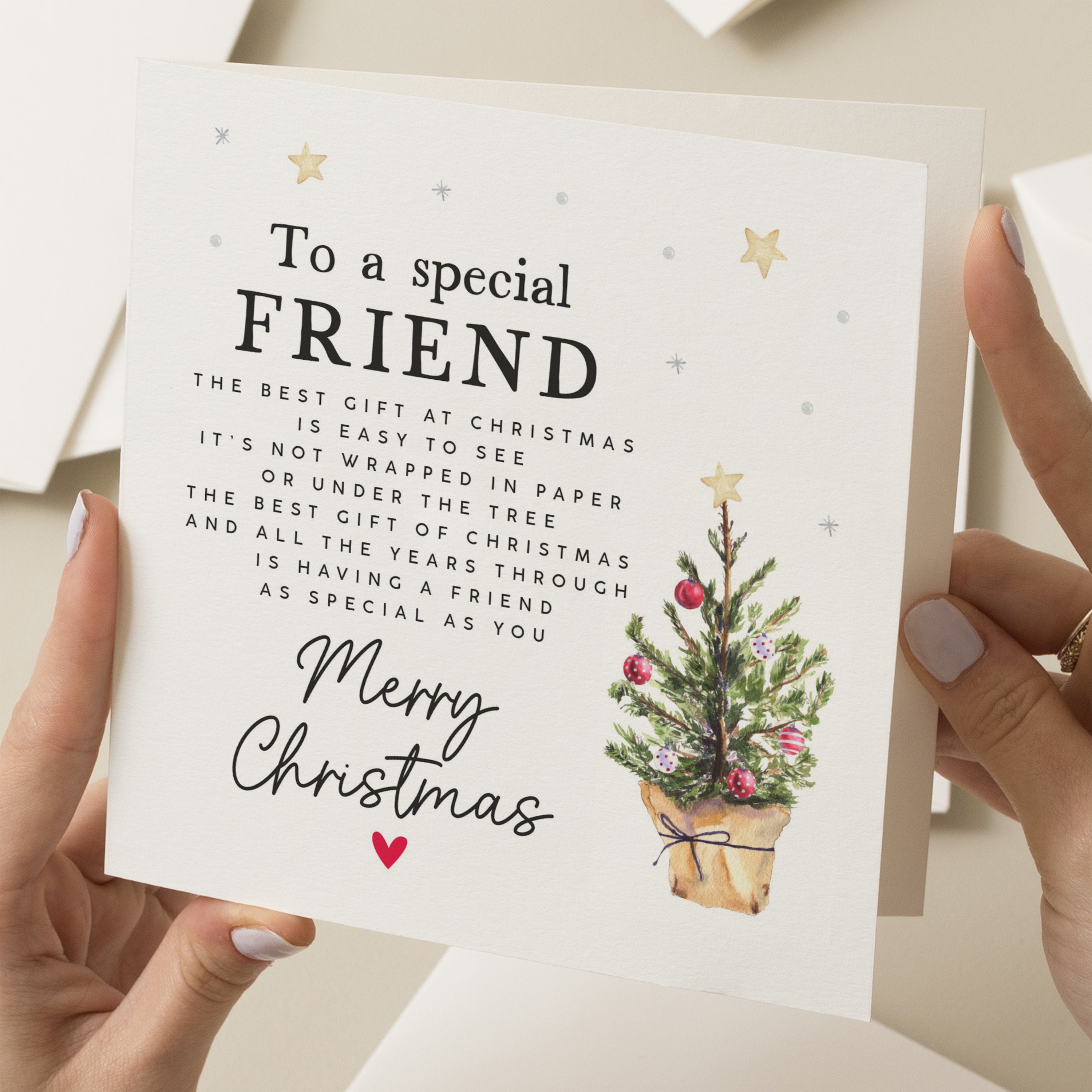 Special Friend Christmas Card