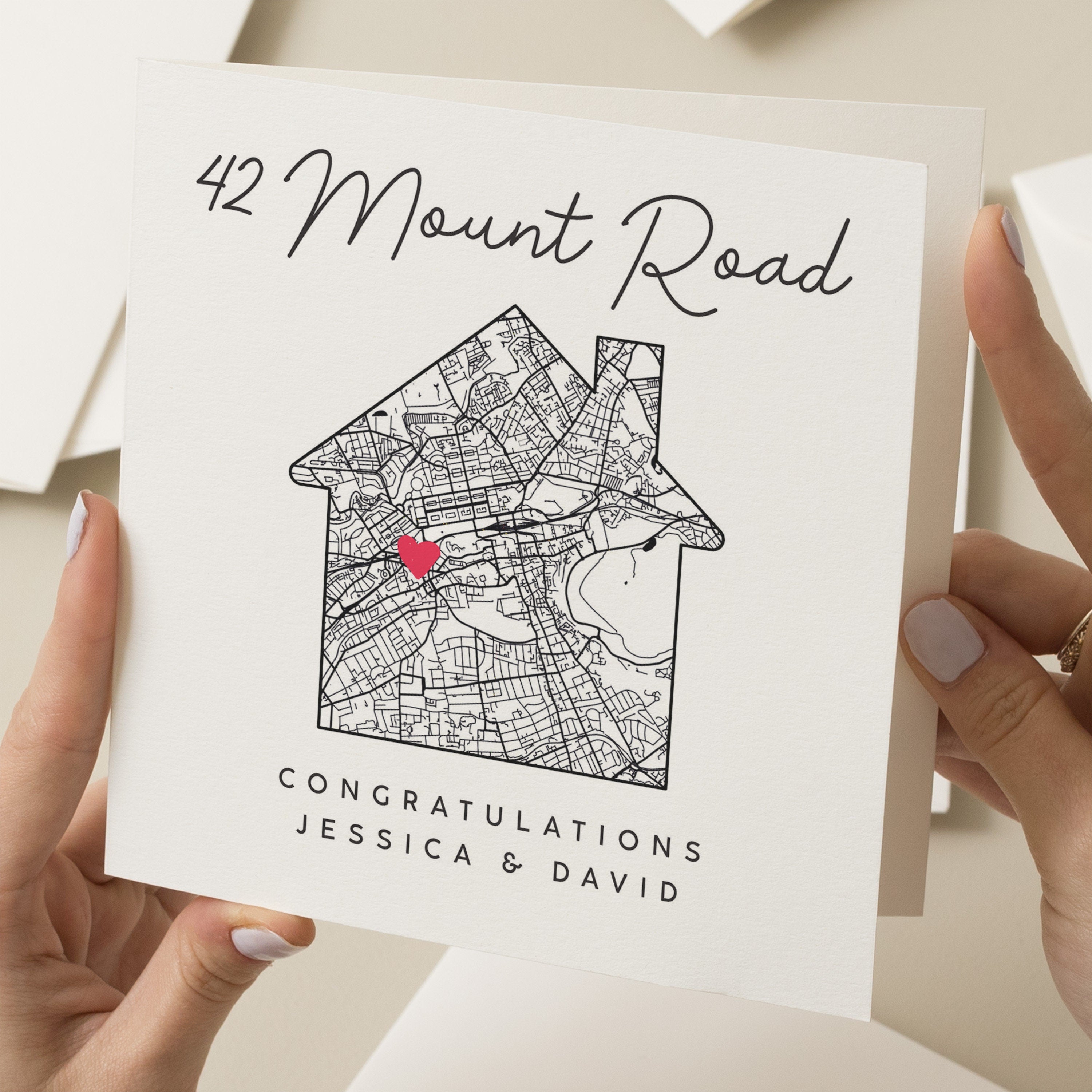 Personalised New Home Card