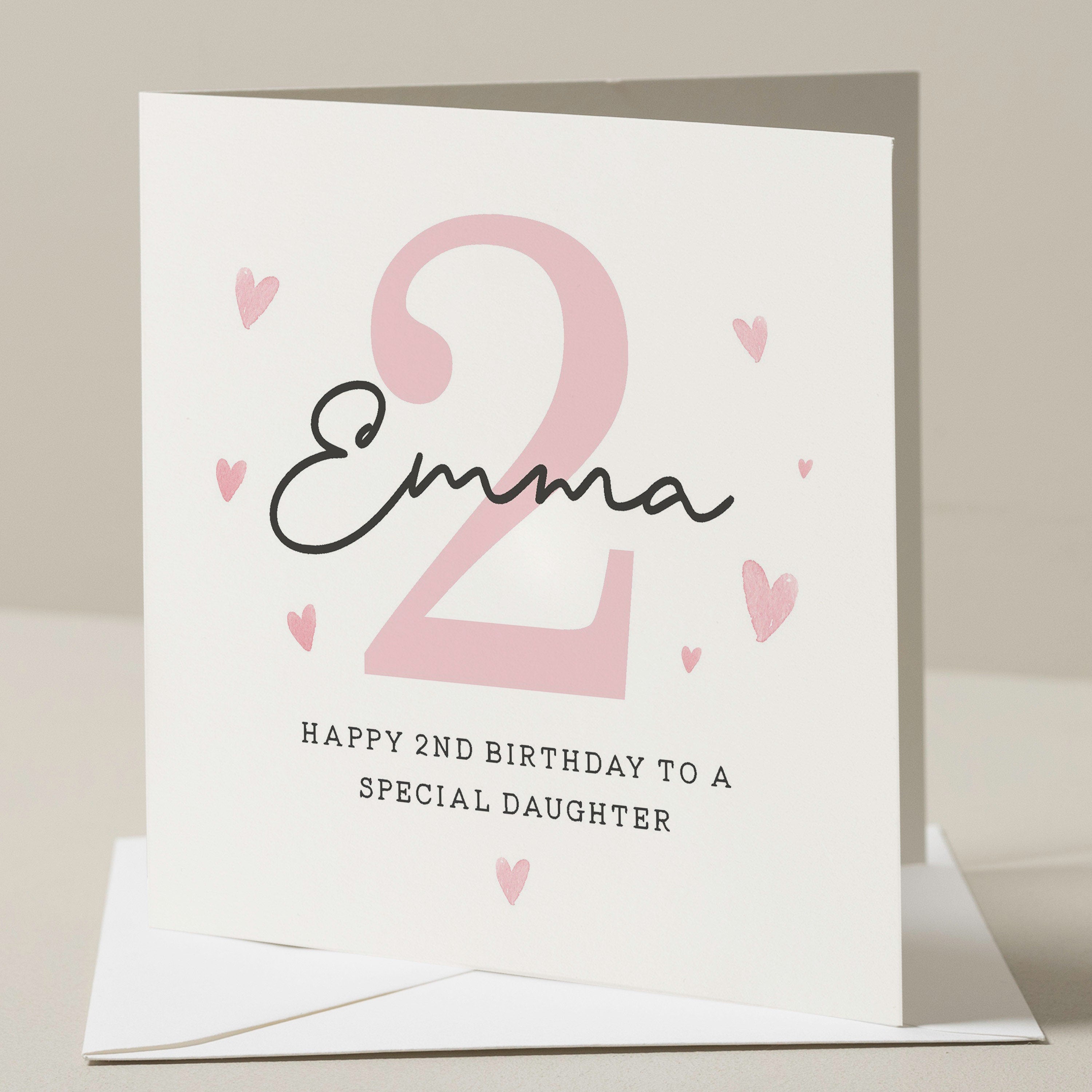 2nd Birthday Card For Daughter