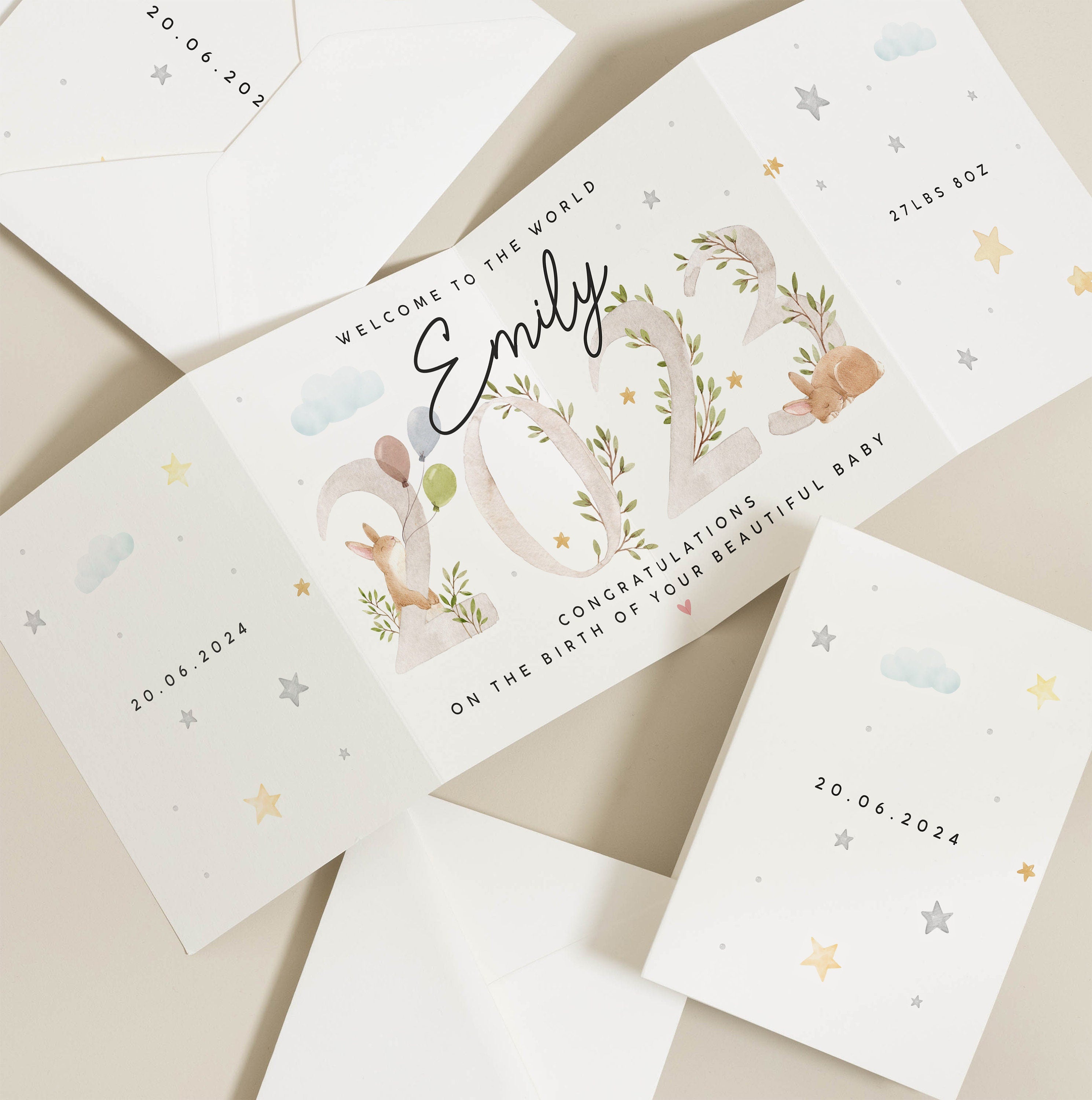 Welcome To The World Card For Niece